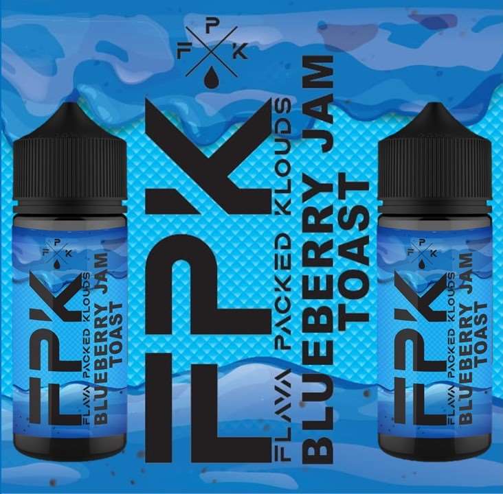 FPK - Blueberry Jam Toast 120ml 2mg – Vanilla Vape