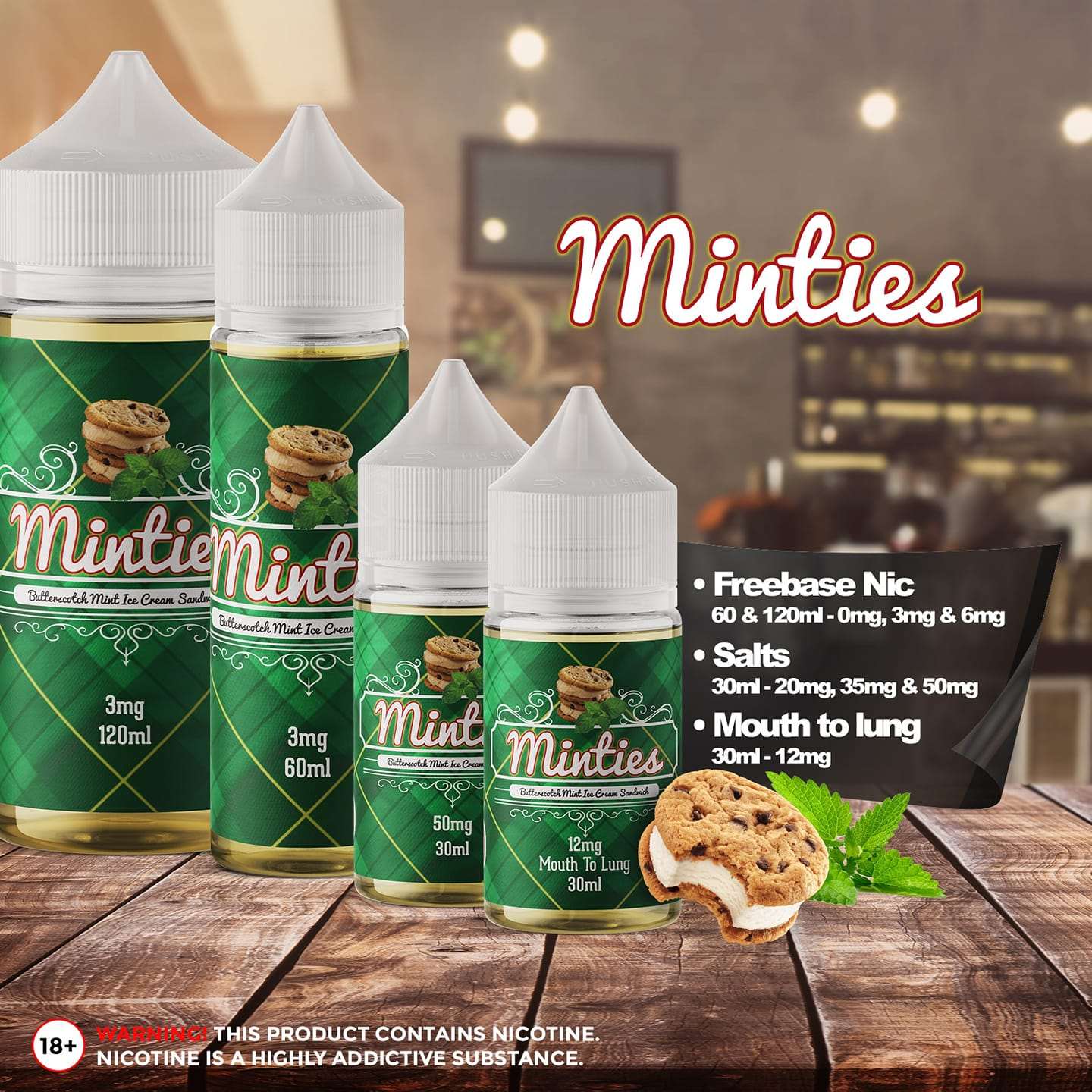 Cloud Flavor Labs Minties 120ml 3mg Vanilla Vape cloud-flavor-labs-minties-120ml-3mg-vanilla-vape
