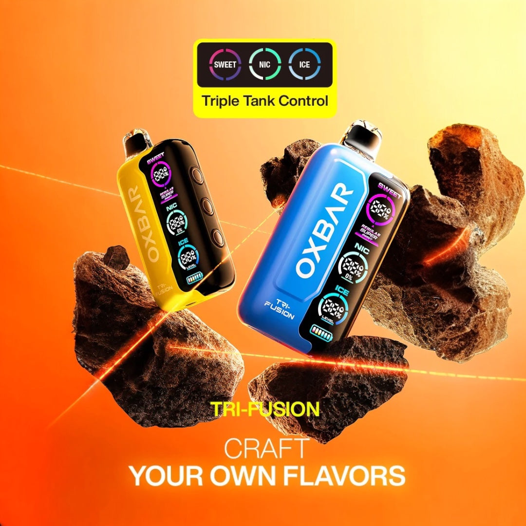 Oxbar Trifusion 50000 Puff Disposable 5% – Vanilla Vape