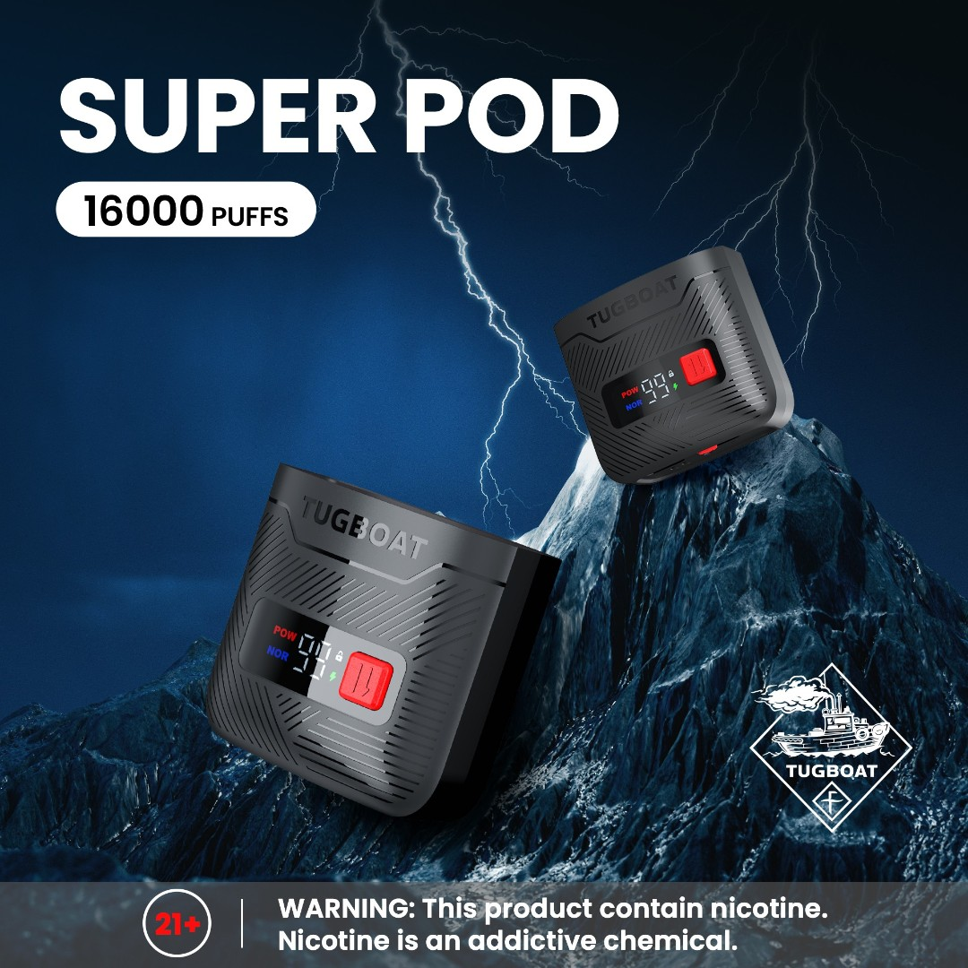 Tugboat Super E-Pod Battery per Battery – Vanilla Vape